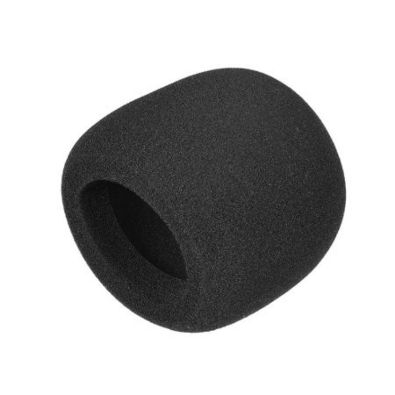 Universal Black Pop Thickened Breathable Microphone Cover Foam Cover ...