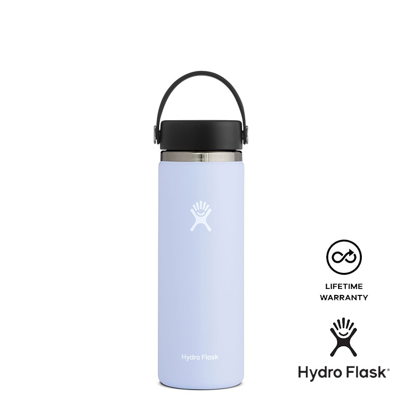 Hydro Flask 20 oz Wide Mouth w/ Flex Cap 2.0 - Fog ( 592ml ) | Shopee ...