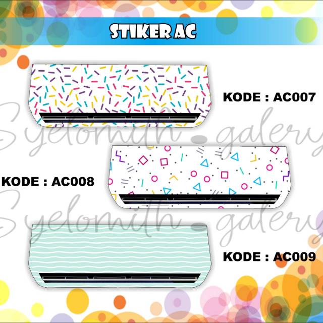 Air CONDITIONER STICKER - AC STICKER - WATERPROOF ROOM COOLER STICKER ...
