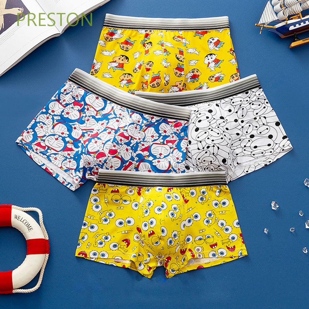 PRESTON Sexy Breathable Boxer Elastic Nylon Shorts Men Underwear ...