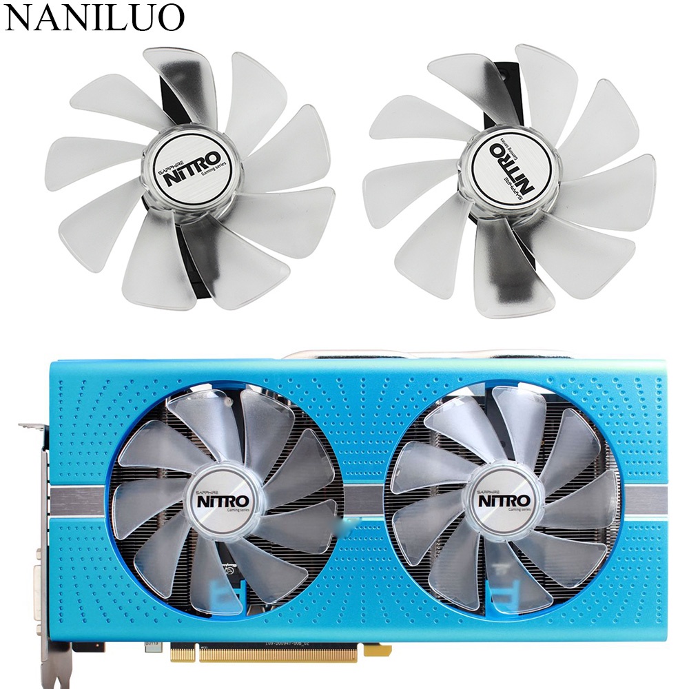 AZJ CF1015H12D FD10015M12D RX 590 580 480 470 570 GPU Cooler Fan For ...