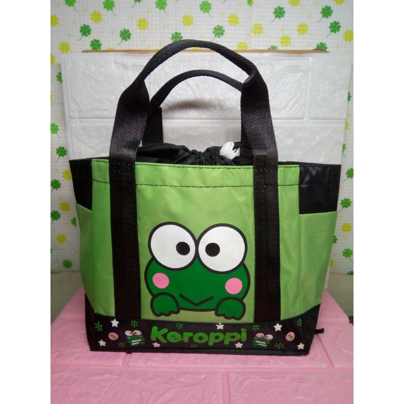 Cute Green Keroppi Bag | Shopee Philippines