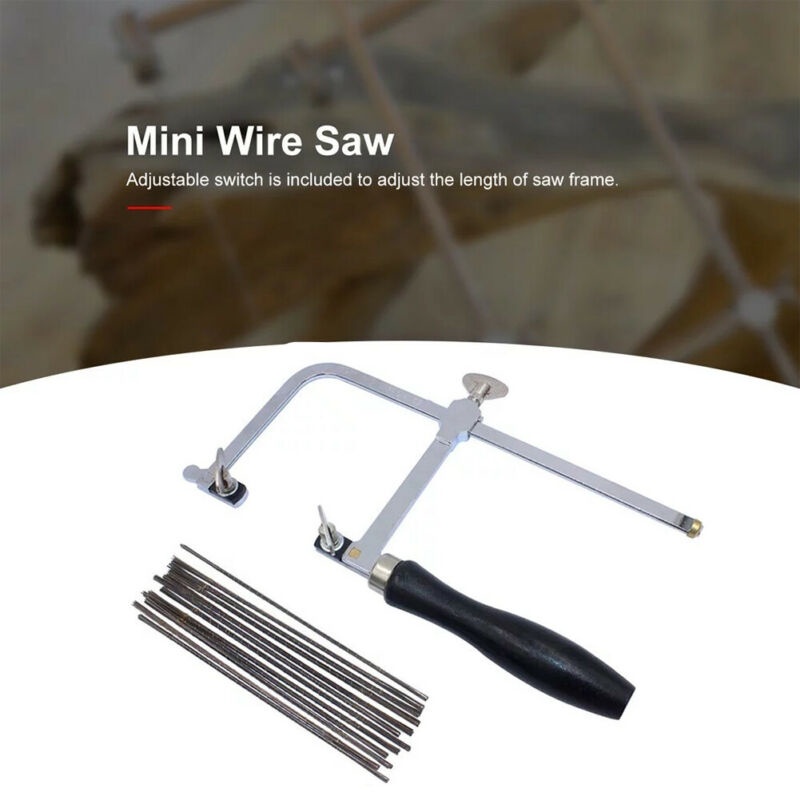 Mini Stainless Steel Coping Saw Jig Cutters U-Type Arc Fretsaw Hand ...