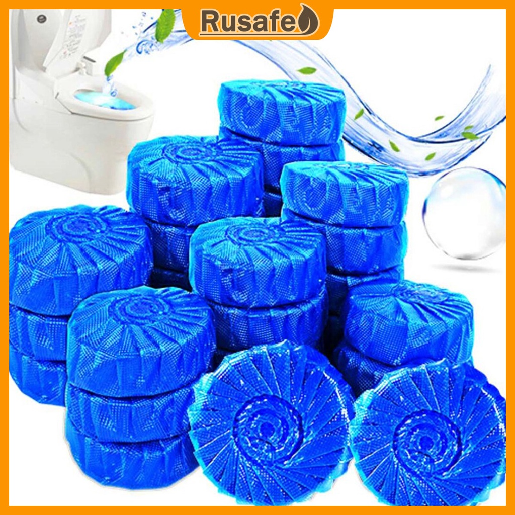 Blue Tablet Toilet Bowl Automatic Toilet Cleaner Blue Bubble Deodorant ...