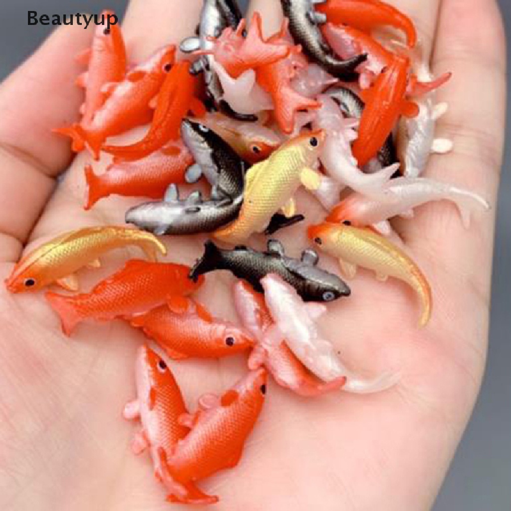 [Beautyup] 5pcs Dollhouse Miniature Fish carp Doll House Home Ornament ...