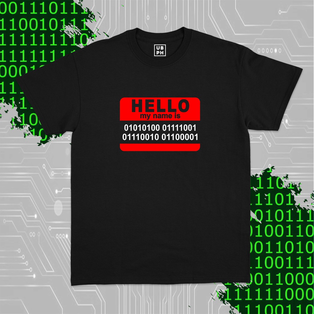 IT Software Engineer Programmer Shirt - Binary Code Statement Tshirt ...