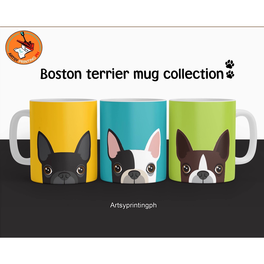 ARTSY-BOSTON TERRIER MUG COLLECTION VOLUME2 | Shopee Philippines