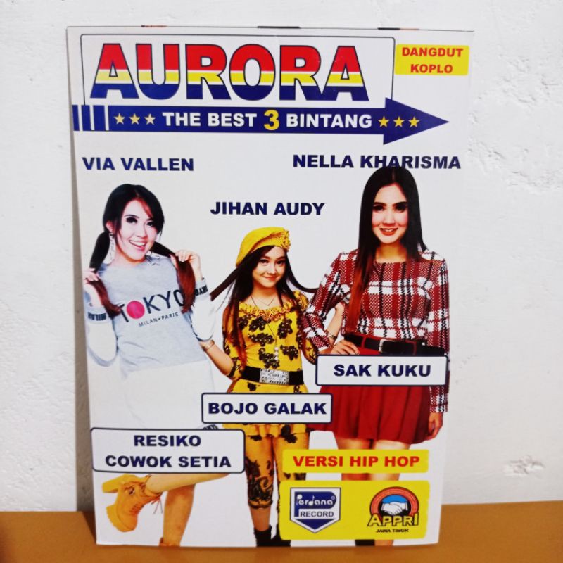 Cassette VCD DVD ORIGINAL KARAOKE DANGDUTO AURORA PERDANA RECORD THE ...
