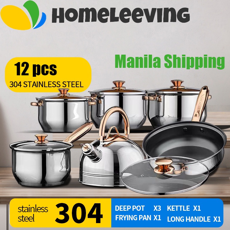 【In Stock】Kitchenware Set Cookware Cooking Ware Set Cook Ware Set High ...