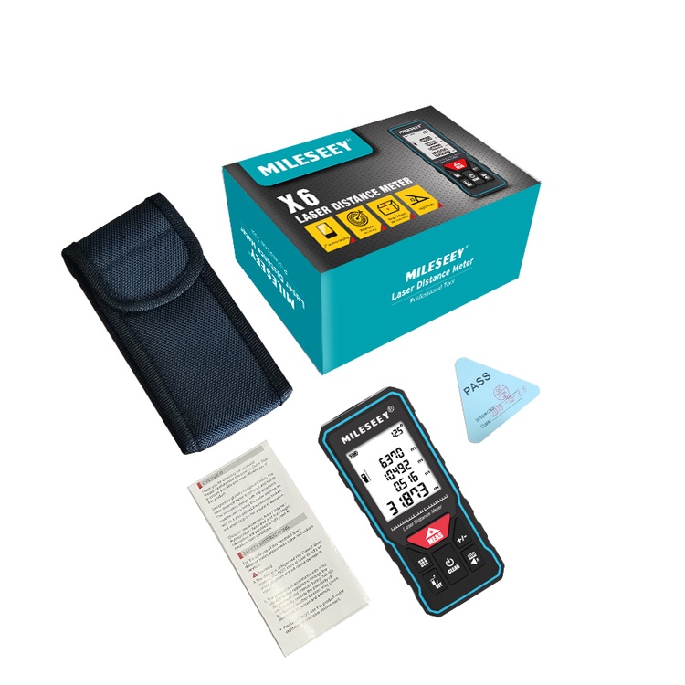 ★Mileseey★ 100M laser distance meter Laser Rangefinder Rechargeable ...