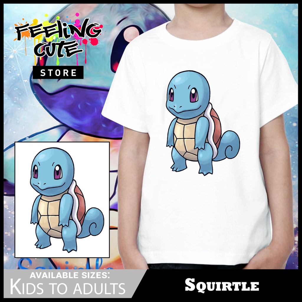 Pokemon Squirtle Shirt for Kids to Adults Unisex | Shopee Philippines