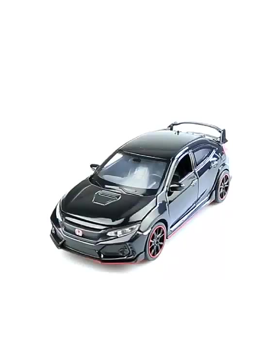 1:32 Honda Civic TYPE R Car Model Alloy Diecast Car Toy Vehicle Model ...