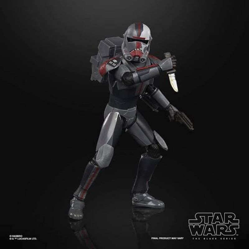 STAR WARS BLACK SERIES HUNTER CLONE COMMANDO (NO BOX) BAD BATCH ...