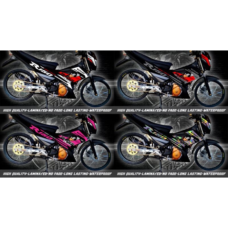 Suzuki Raider 150 Reborn ( 2022 New Decal Design) | Shopee Philippines