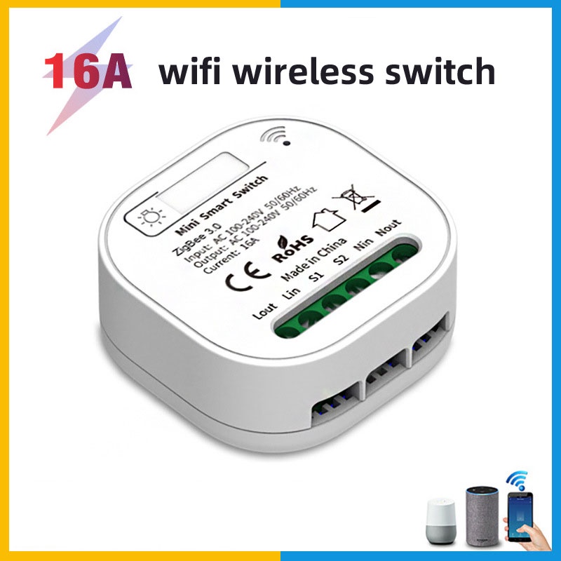 Smart WiFi and Rf Light Switch 433MHz Kinetic Wall Switch No Battery ...