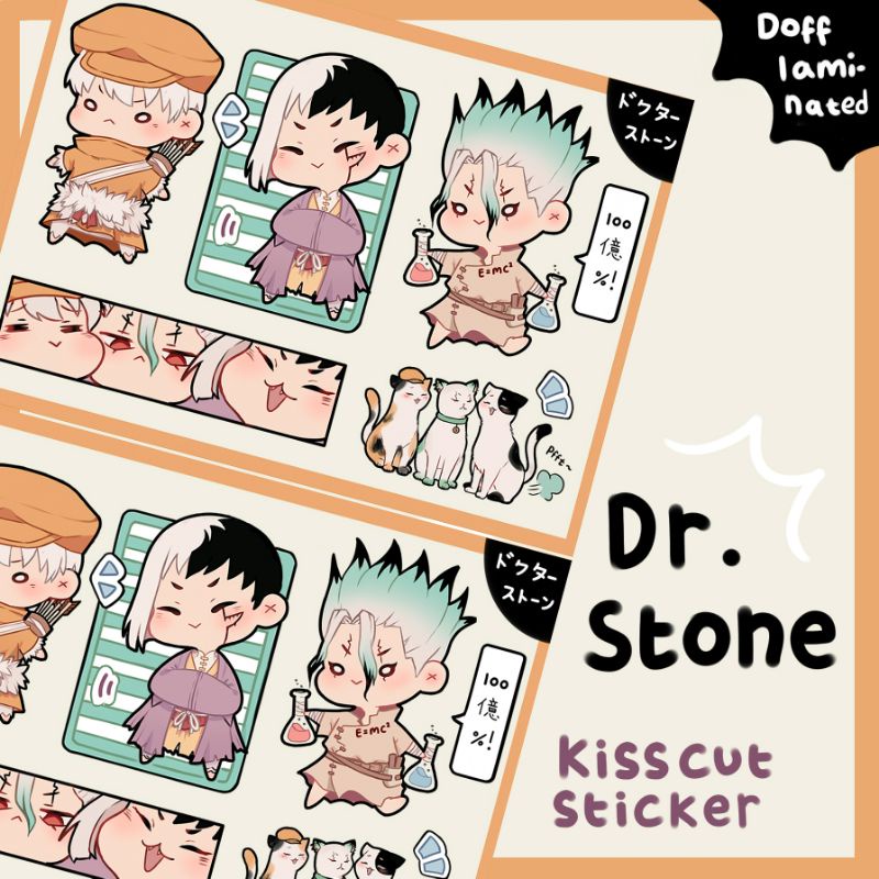 Dr. stone kisscut sticker (senku ukyo gen) | Shopee Philippines