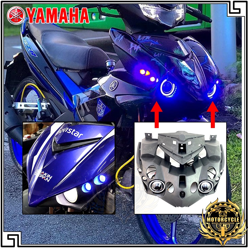 Motorcycle LED Global Owl Eye Sniper 150 Y15ZR Y15 Y15Z Front Head Lamp ...