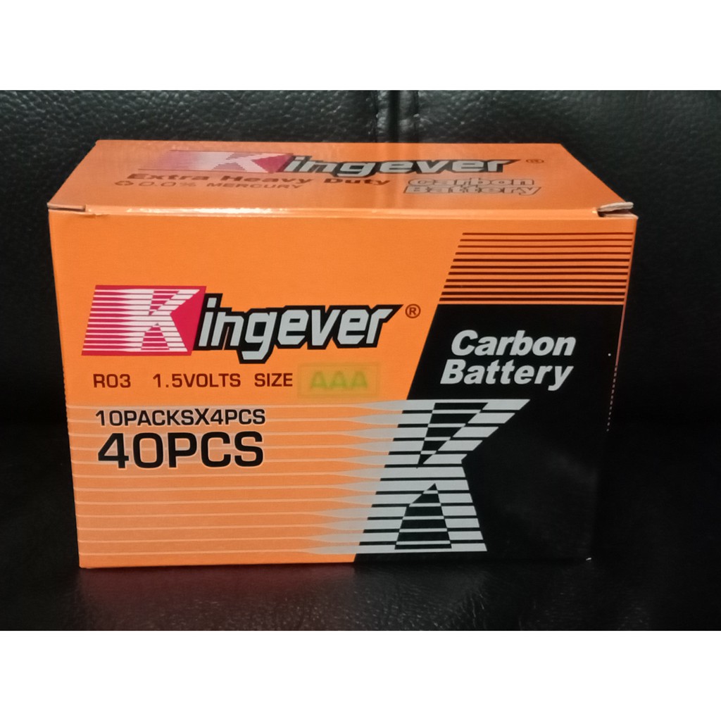 Extra Heavy Duty Battery Kingever Battery AAA Safe To Use. | Shopee ...