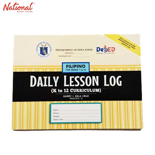 Lesson Log Daily Filipino K12 National Book Store | Shopee Philippines
