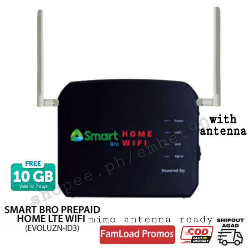 SmartBro Home Prepaid Wifi Fx id3 with antenna | Shopee Philippines