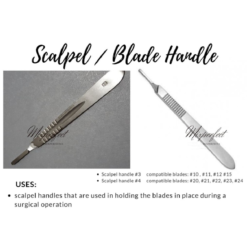 (MIX-Z) Scalpel / Blade Handle (Secheron) | Shopee Philippines