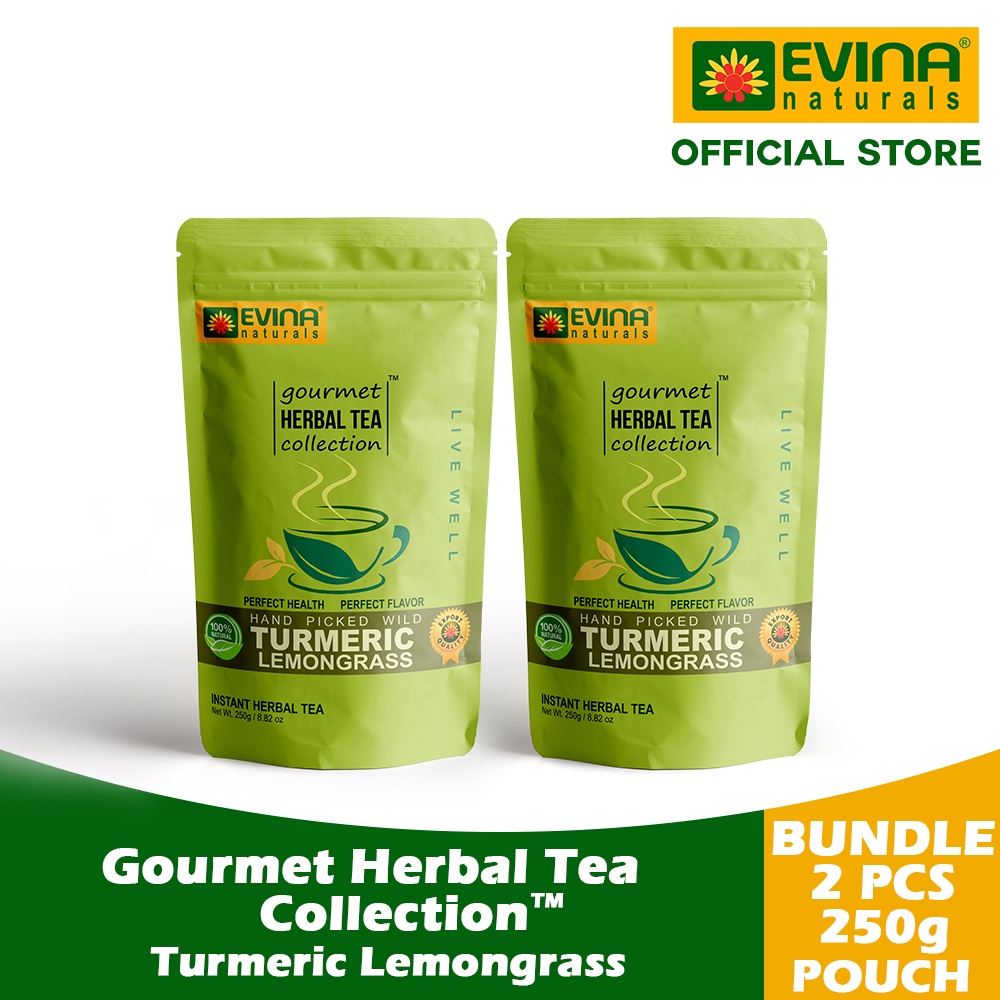 Evina Naturals Gourmet Herbal Tea Collection Turmeric Lemongrass 250g ...