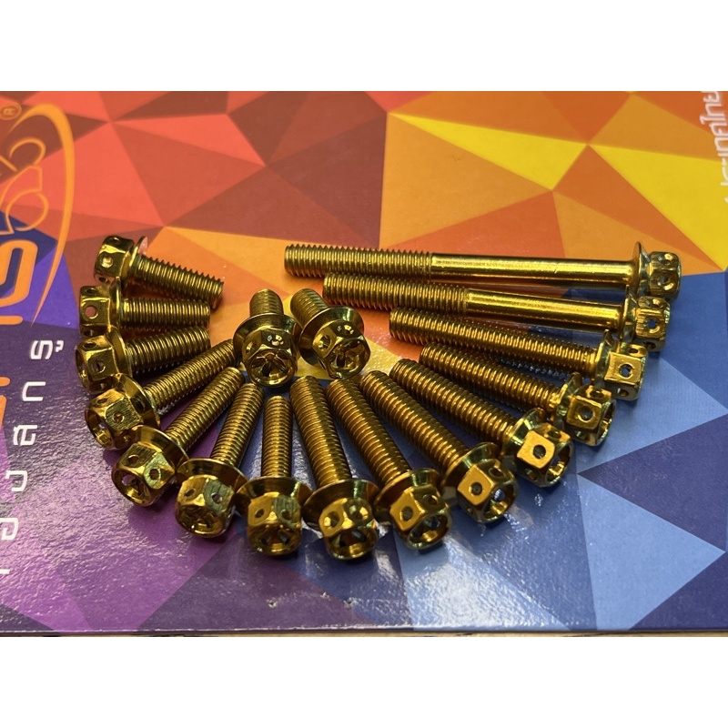 Mio Sporty Stock Crankcase bolts Set (17pcs) | Shopee Philippines