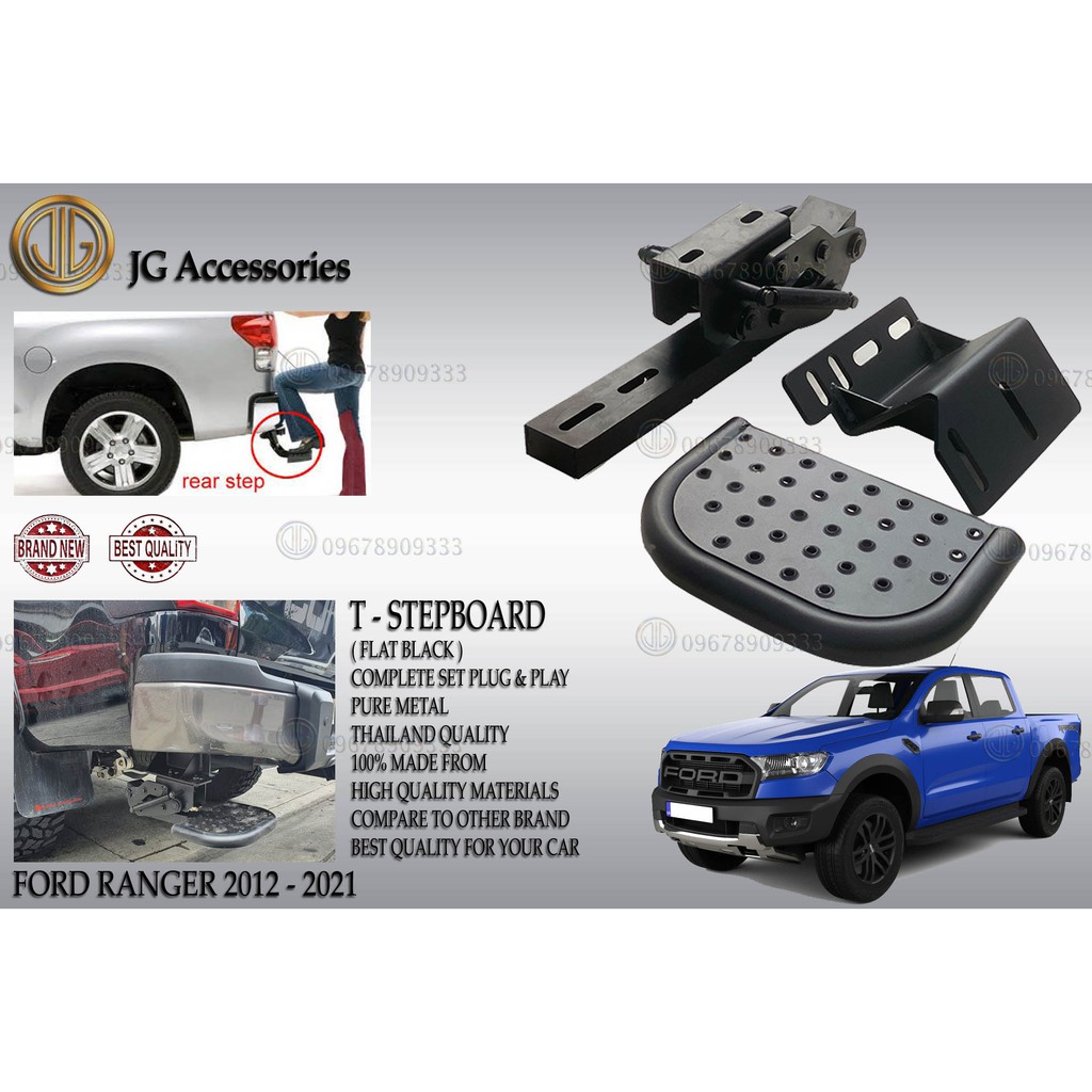FORD RANGER T-STEP T6 T7 T8 2012-2022 T-PAD/TAILGATE STEPBOARD ...
