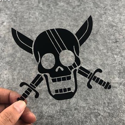 Red Hair Shanks Car Sticker Waterproof Car Electric Car Motorcycle ...