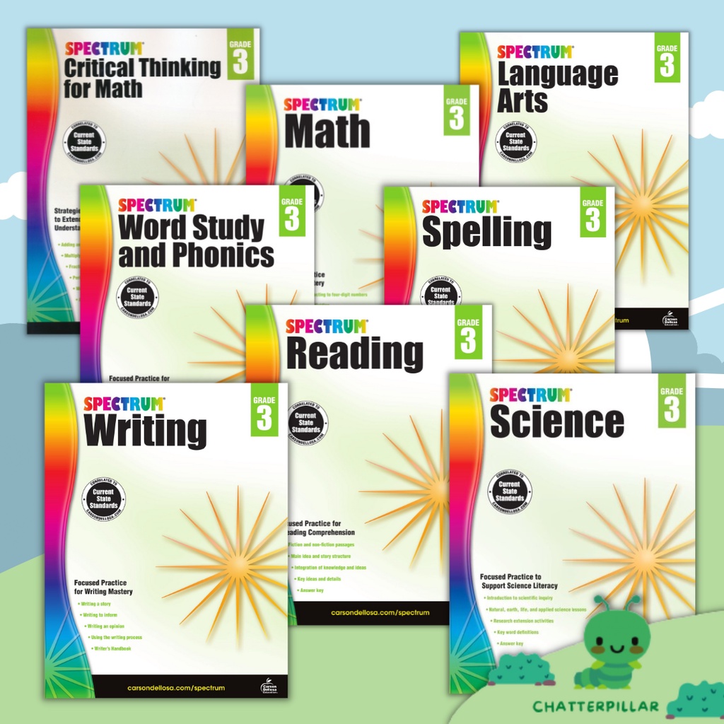 Spectrum Grade 3 Workbook | Shopee Philippines