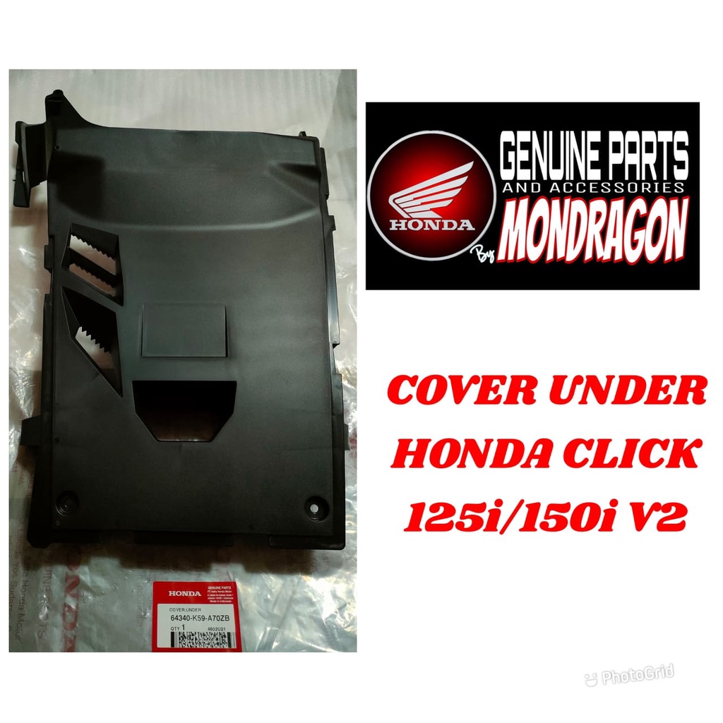 HONDA GENUINE PARTS COVER UNDER FOR HONDA CLICK 125i/150i V2 GAME ...
