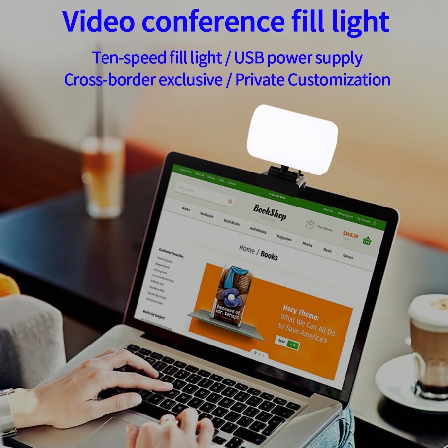 Selens Video Conference Light Laptop/Computer Monitor LED Video Light ...