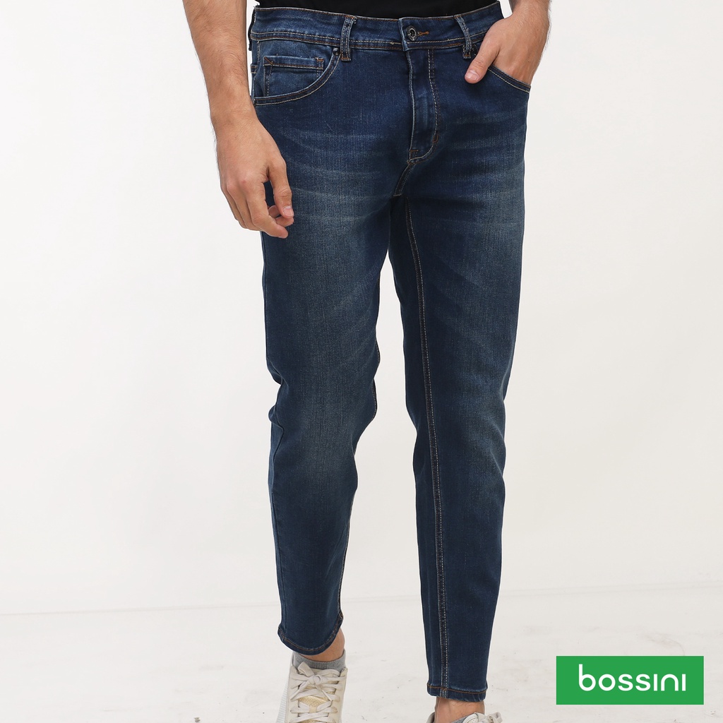 Bossini Denim Ankle Pants BSB16-0028 (Enzyme Wash) | Shopee Philippines