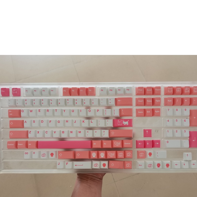 134 Keys Orange Boi Keycaps Cherry Profile PBT Dye Sublimation ...