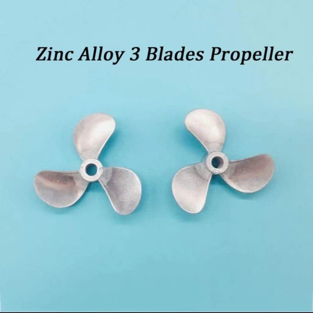 Zinc Alloy 3 Blades Propeller 36/40/44/48mm Diameter 4mm Aperture For ...