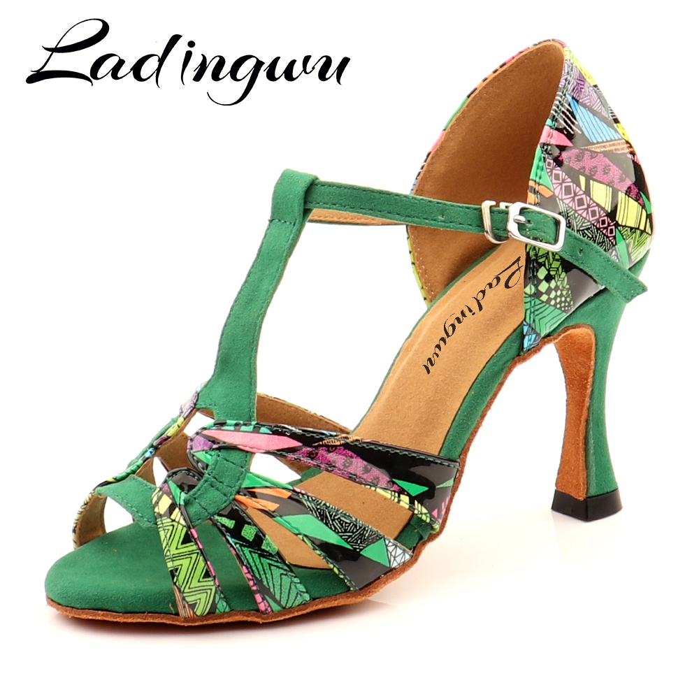 Ladingwu Hot Brand Latin Dance Shoes Salsa Women Girls Comfortable