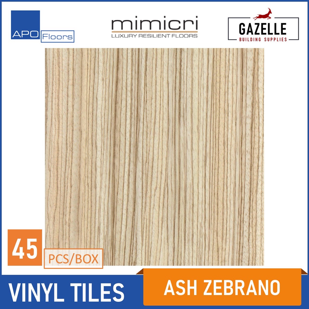 Apo Floor Vinyl Tiles Mimicri Wood, Carpet, and Stone Series 1.3mm ...