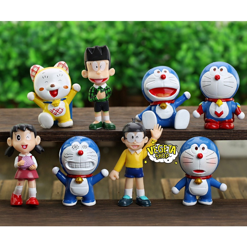 Doraemon Model - Complete set of 8 Models: Nobita Suneo Shizuka ...