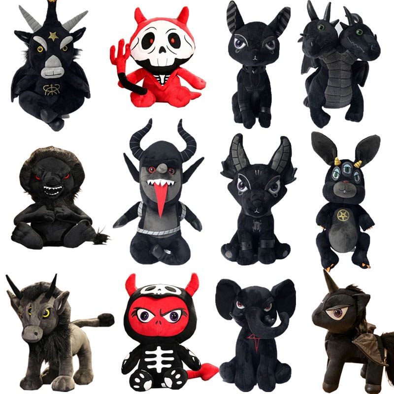 35cm Gothic KILLSTAR Doll Stuffed Plush Rabbit Black Behemoth Elephant ...