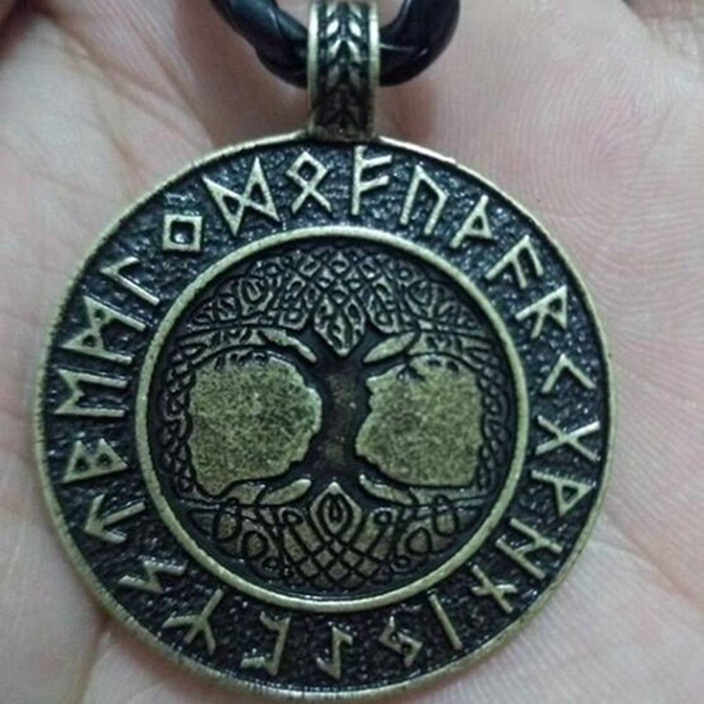 Amulet Pendant Necklace Tree of Life Rune Pendant Necklace Nordic ...
