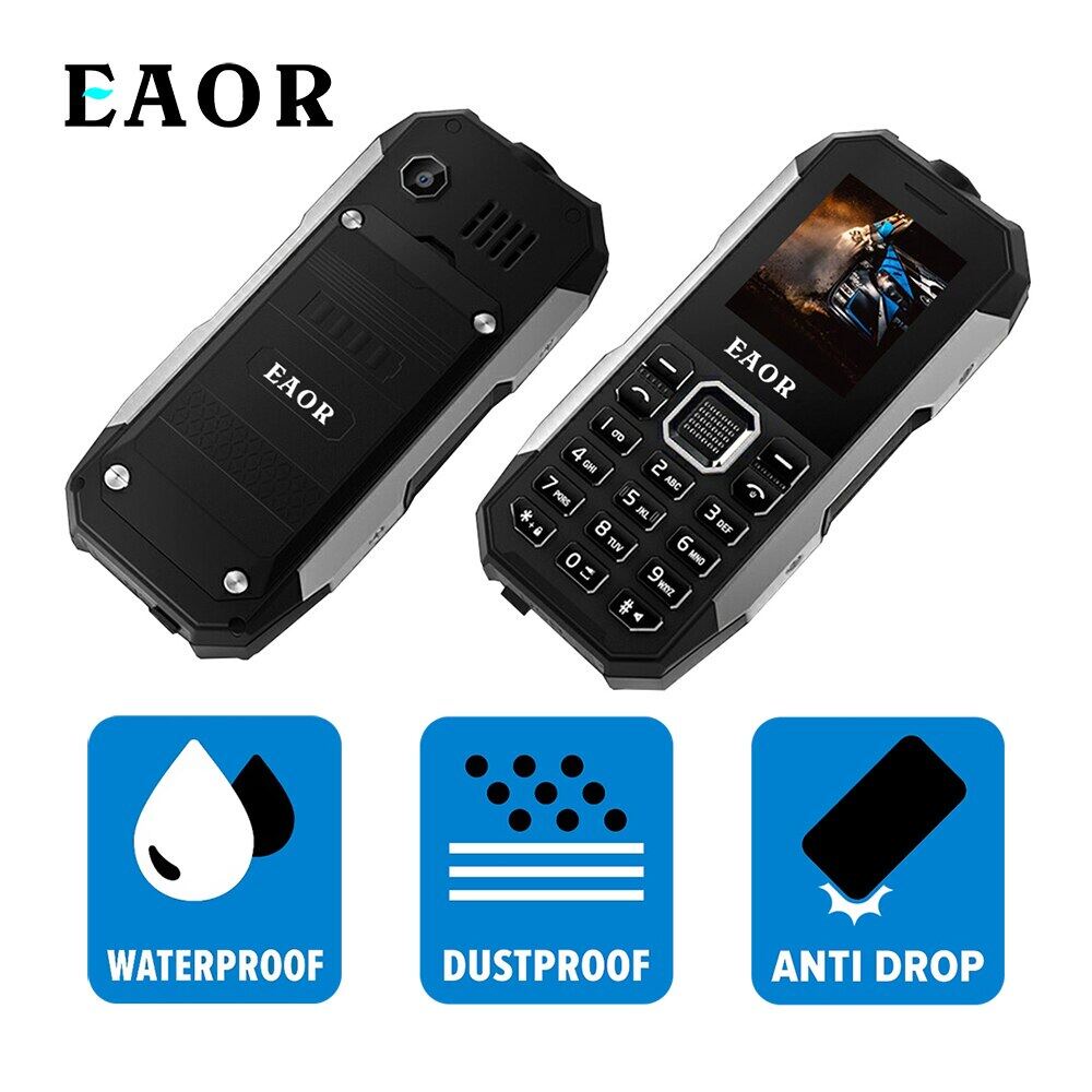 EAOR 2G Feature Phone Rugged Mobile Phone IP68 Waterproof Keypad Phone ...