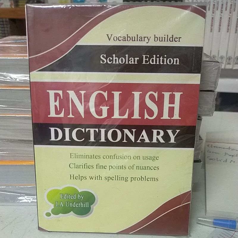 English Dictionary(vocabulary builder)(scholar edition) | Shopee ...