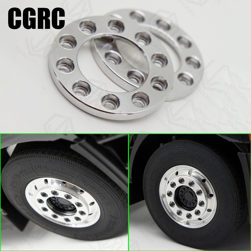 Metal Simulation Universal Hub Retainer Decorate for 1/14 Tamiya RC ...