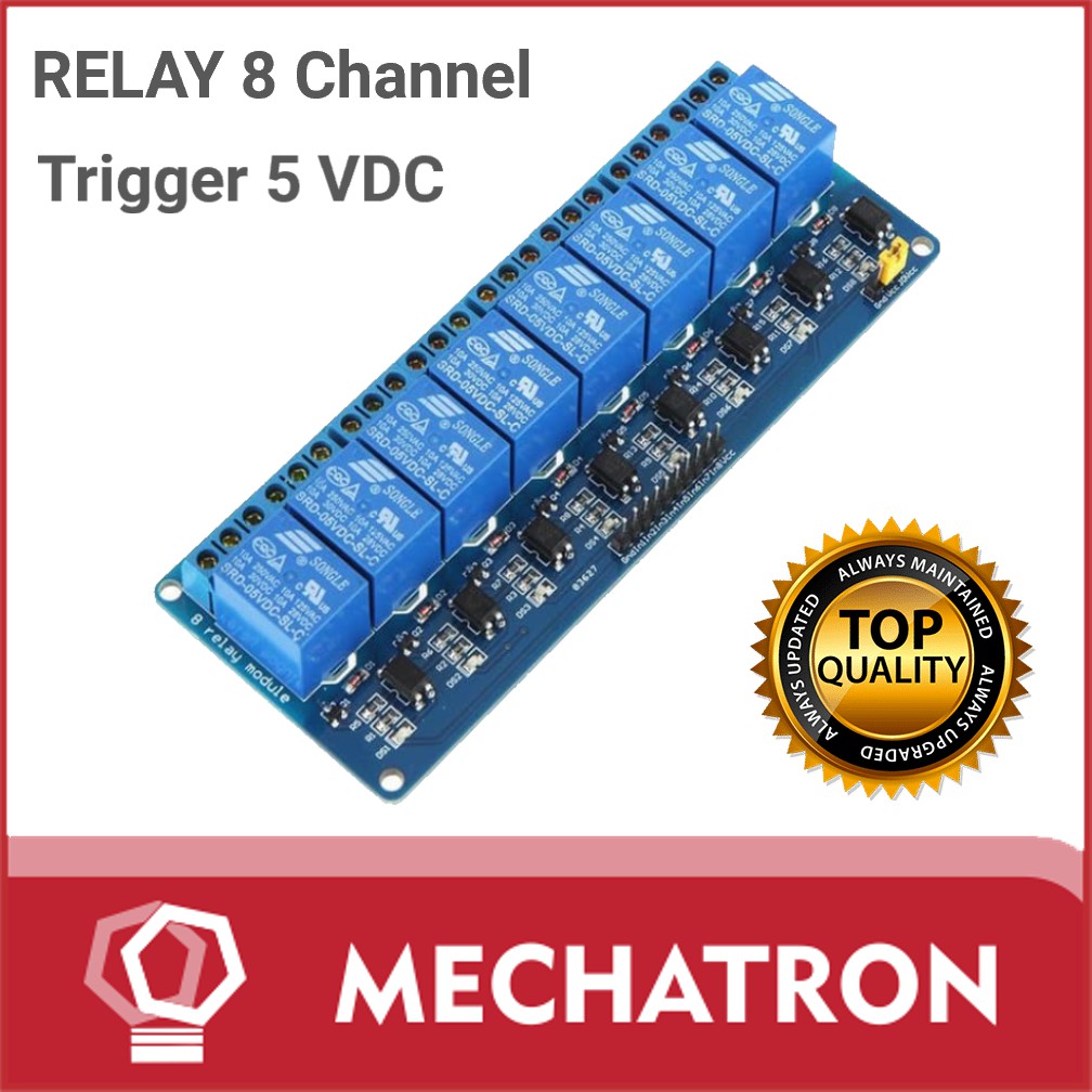 High Quality Relay 8 Channel Ch 5V 220V AC Module optocoupler | Shopee ...