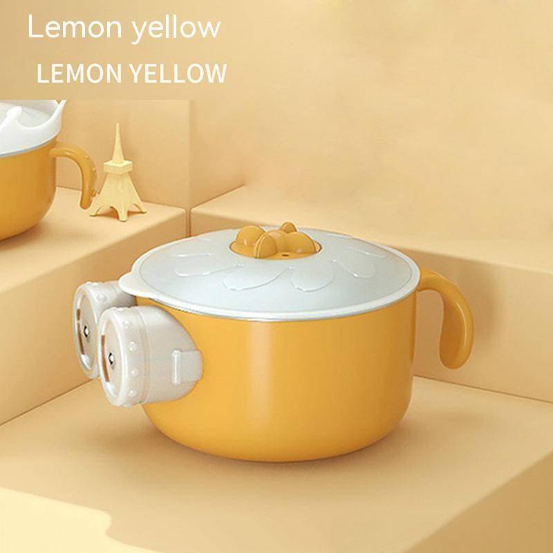 Minions children water bowl 316 stainless steel baby solid food bowl ...