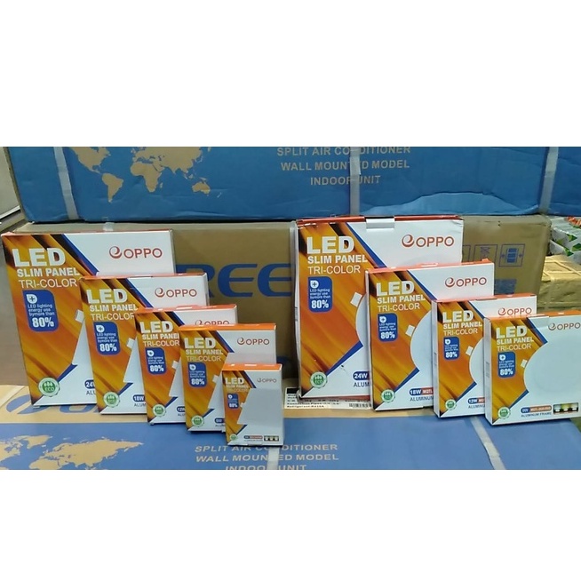 OPPO LED SLIM PANEL TRI-COLOR MQTL-2020 | Shopee Philippines