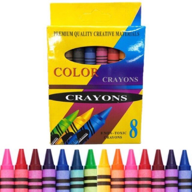 Loot bag giveaways color crayons 8pcs/pack | Shopee Philippines