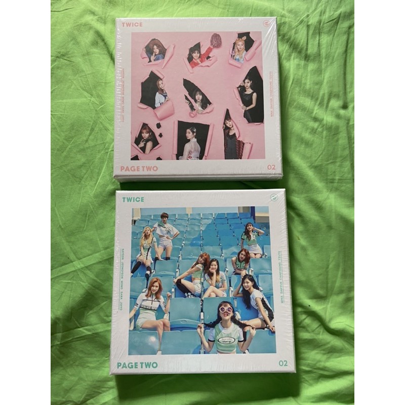 Twice - Page Two (2nd Mini Album) + 1 twicetagram Poster fold | Shopee ...