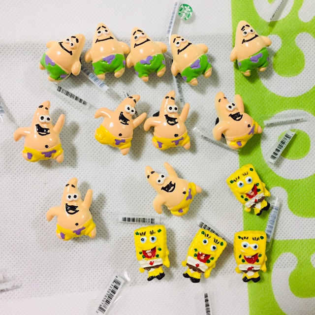 SpongeBob and Patrick Croc Shoe CHarms Pins Jibbitz for Crocs for high ...