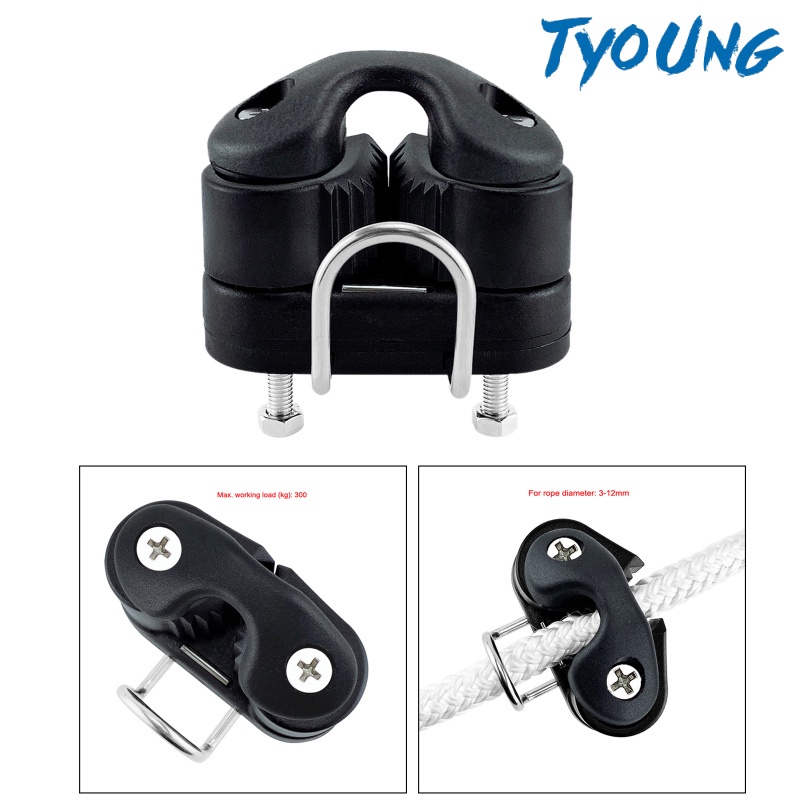 2 Row Ball Bearing Composite Cam Cleat Wire Fairlead | Shopee Philippines